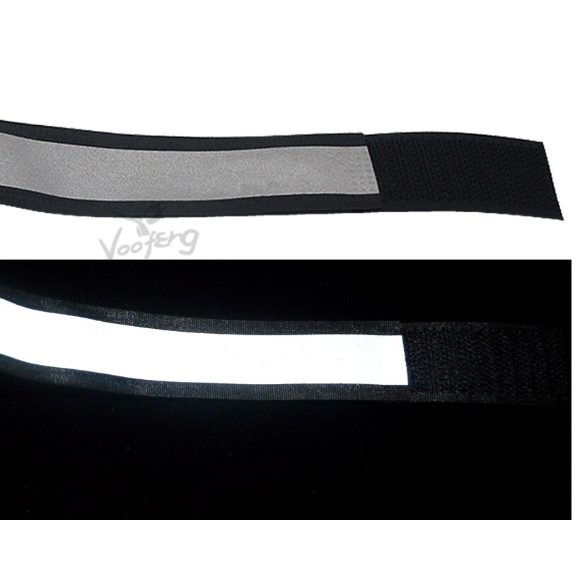 2pieces/lot Black reflective nylon slap wrap for o... – Grandado
