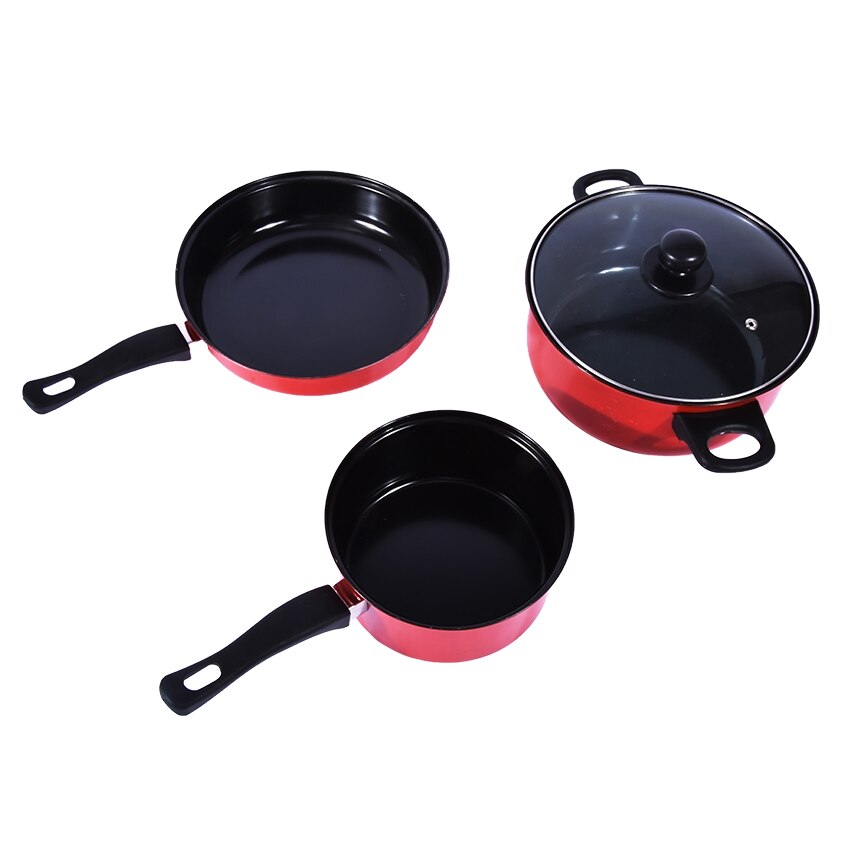 Three-piece Pot Set Soup Pot Colorful Non-stick Co... – Grandado
