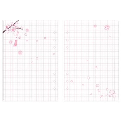 Cute Cherry blossom Series Notebook Filler Papers ... – Vicedeal