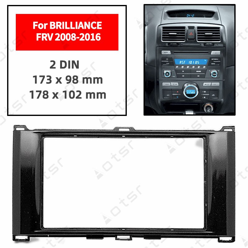 Car Radio Fascia Stereo Panel Plate For BRILLIANCE... – Grandado
