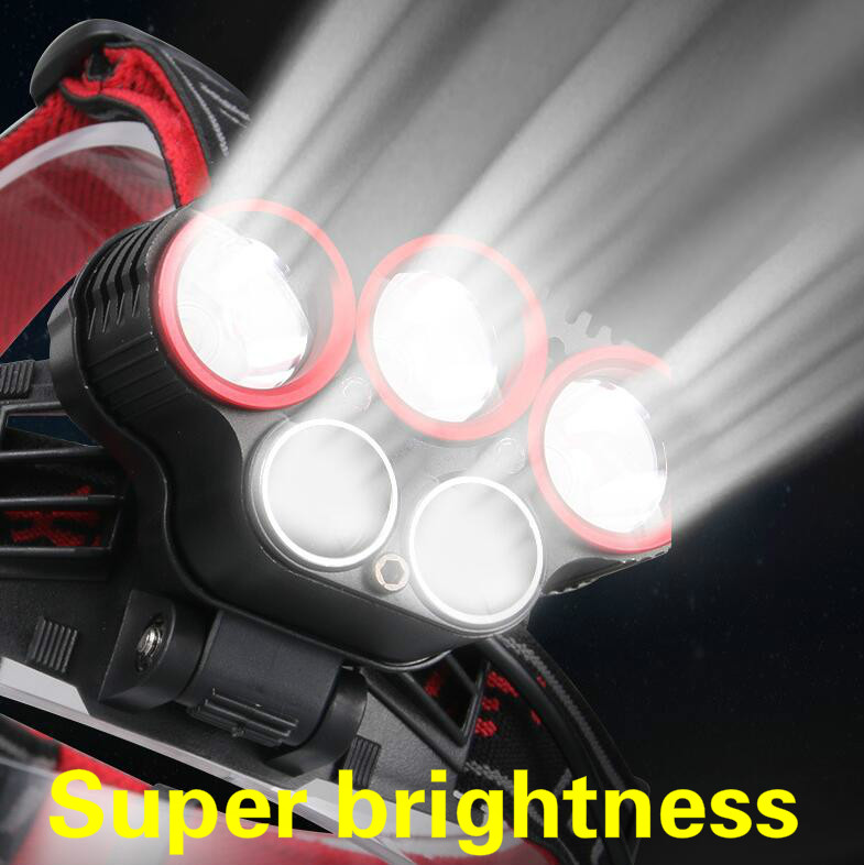 Head-mounted super heldere helm koplampen T6 lont ... – Vicedeal