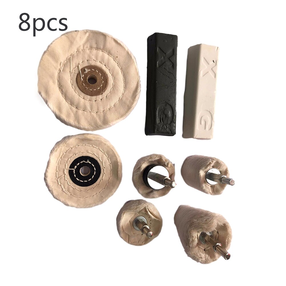 8x Polishing Kit Dome Goblet Cylinder Mop Buffing ... – Grandado