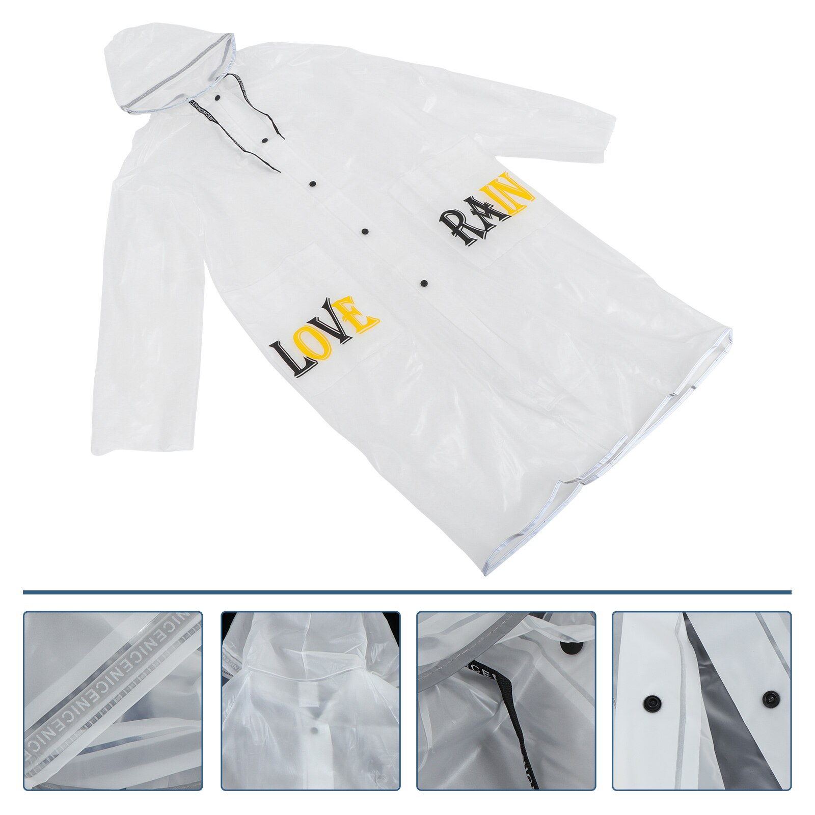 Rainy Days Adult Coat Protective Raincoat Long Ful... – Grandado
