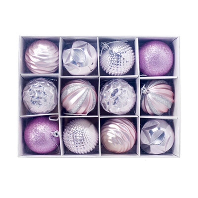 12Pcs Boxed Kerstbal Glitter Kerstballen Ballen Or... – Vicedeal