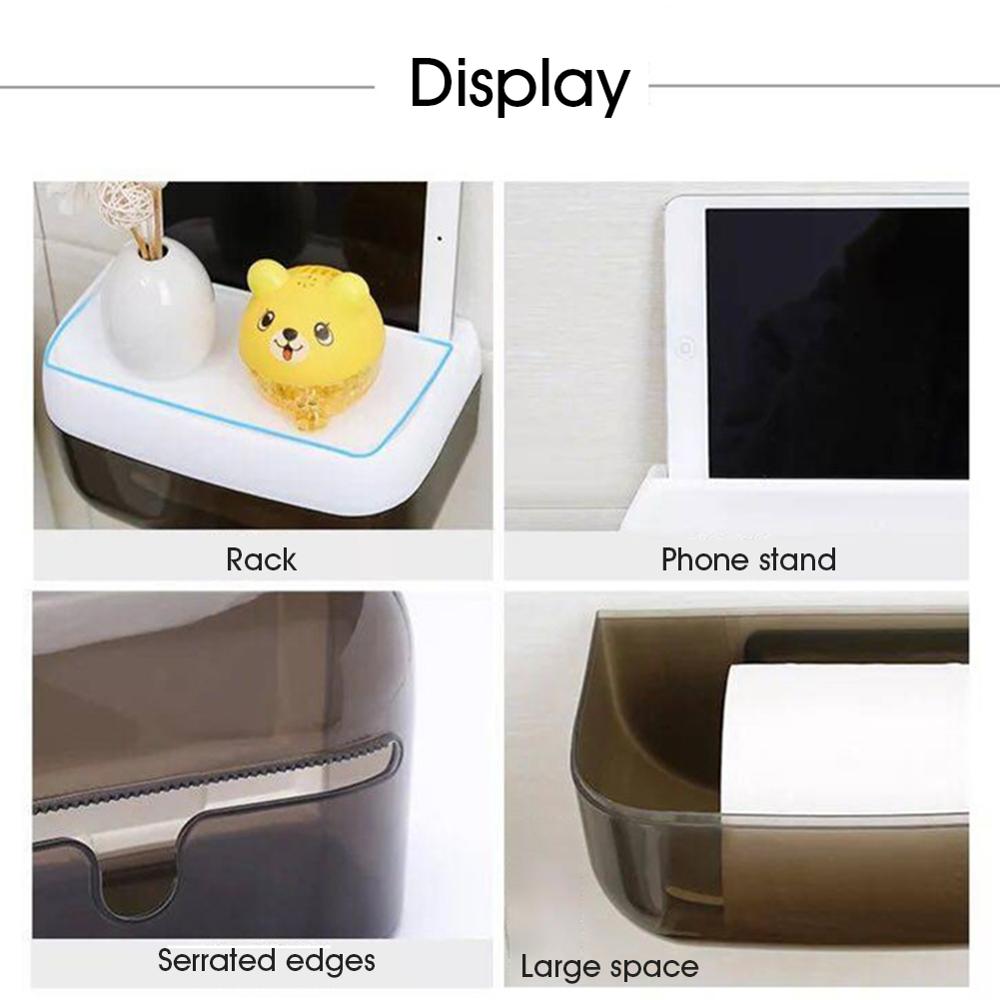 Waterproof Drawer Solid Color Toilet Paper Holder ... – Vicedeal