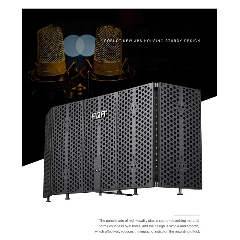 AQA Microphone, Foldable Soundproof Cover, Noise R... – Grandado