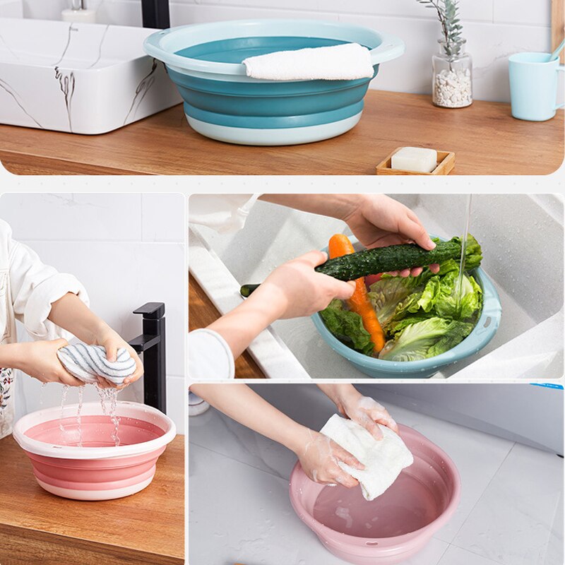 3 Models Multi-purpose Folding Wash Basin Portable... – Grandado