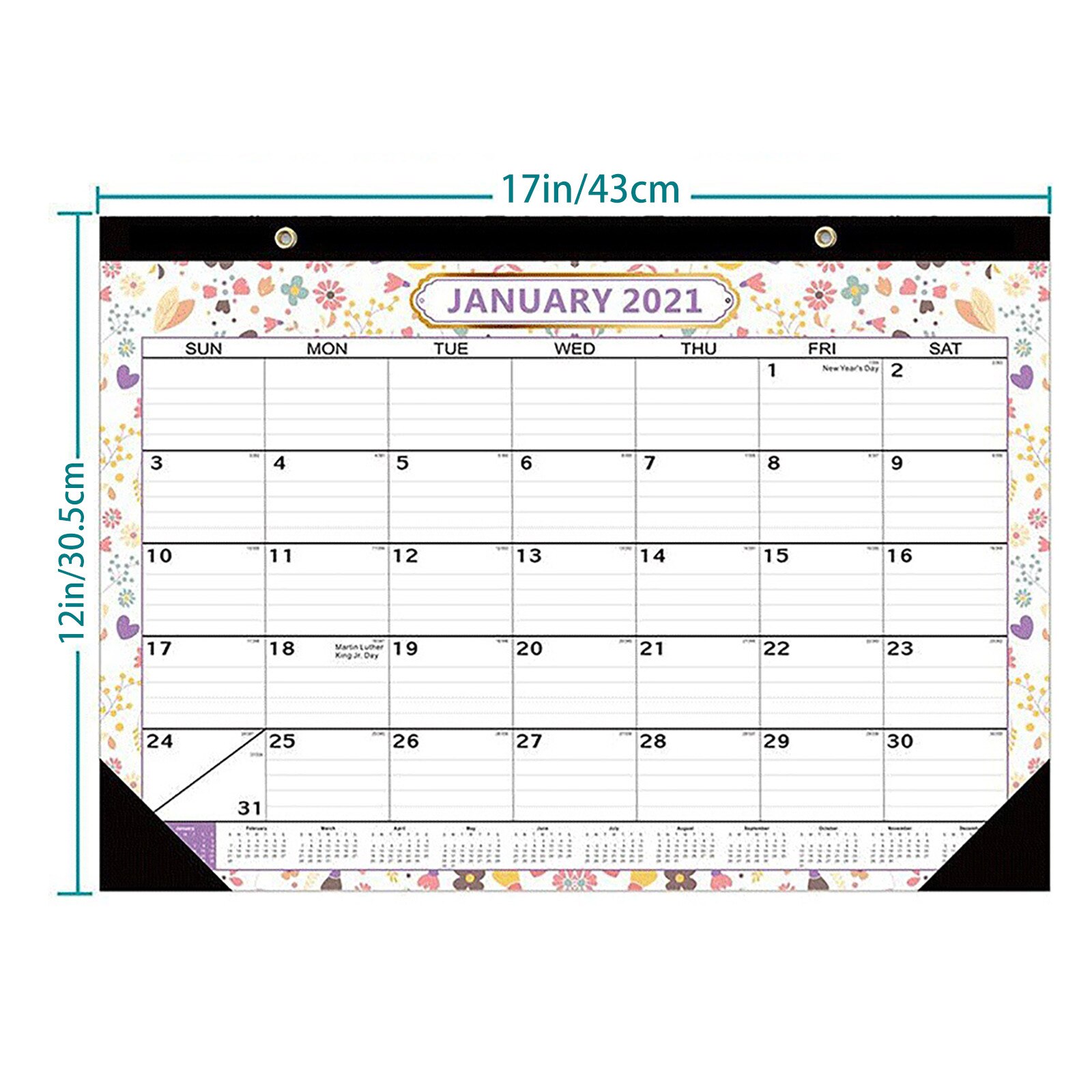 Daily Schedule Hand-painted Calendar Monthly Sched... – Grandado