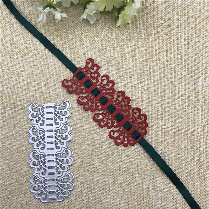 Lace Flower Edge Border Metal Cutting Dies Stencil... – Grandado