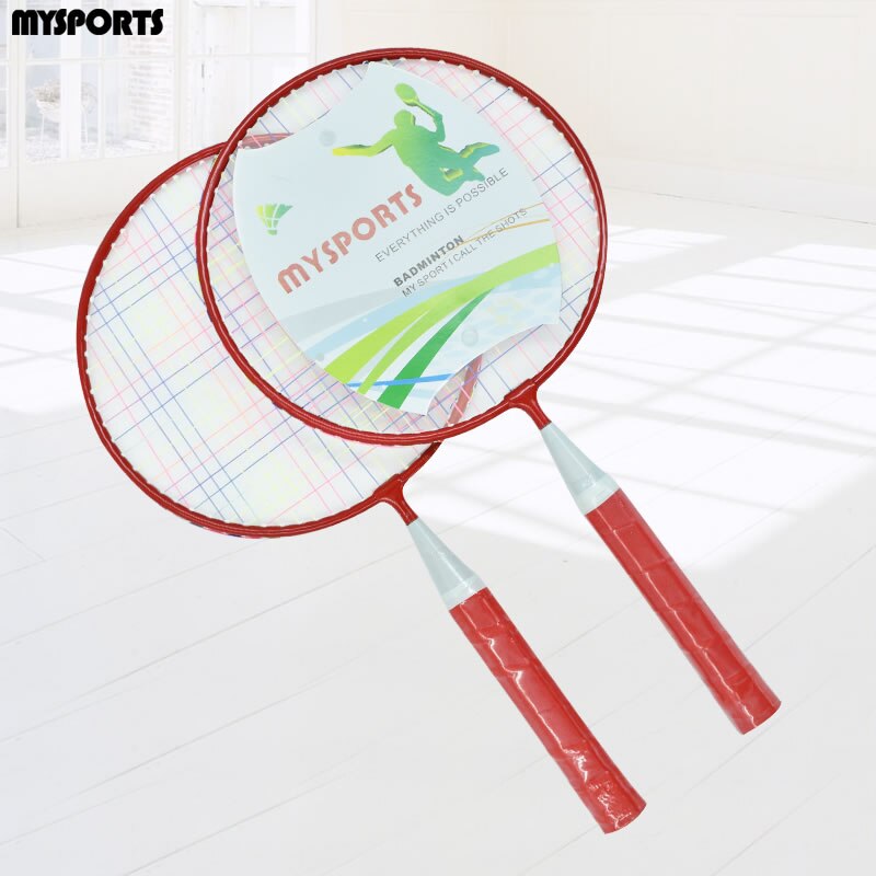 Children's badminton racket double-shot color rack... – Grandado