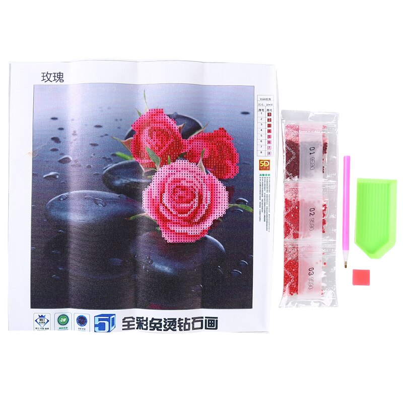 Rose Steen DIY 5D Diamond Schilderen Cross Stitch ... – Grandado