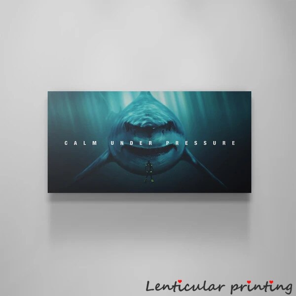 HD Motivational Canvas Calm Under Pressure Mindset... – Grandado