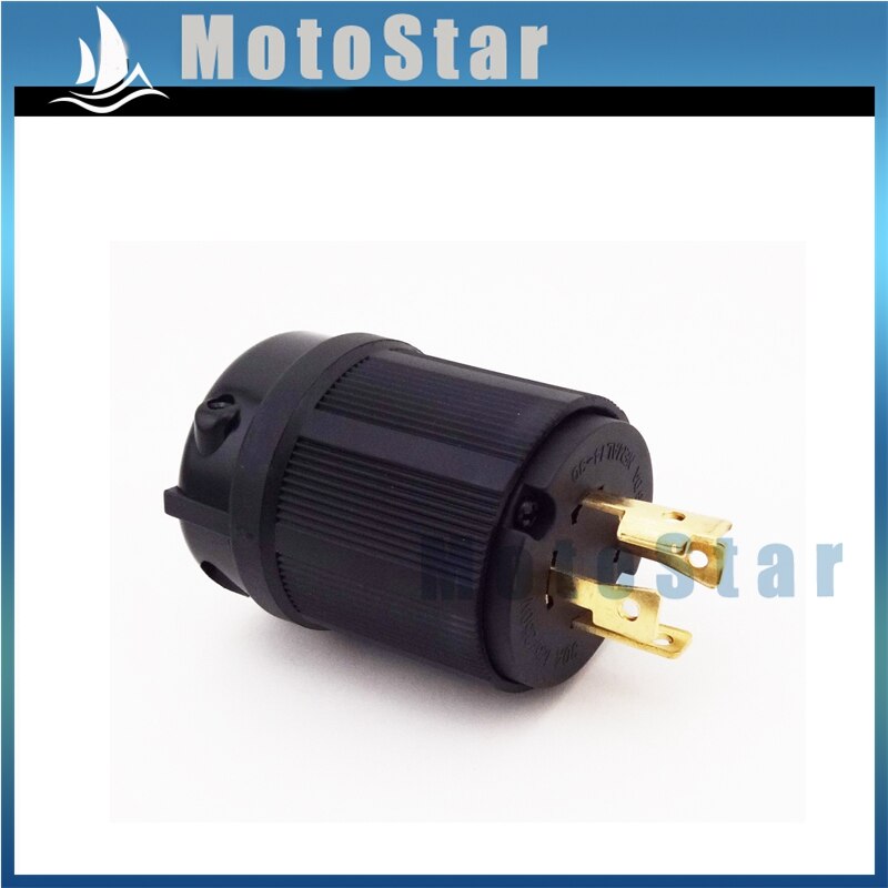 30A L14-30P 4 Prong 125/250V Gas Benzin Generator ... – Vicedeal