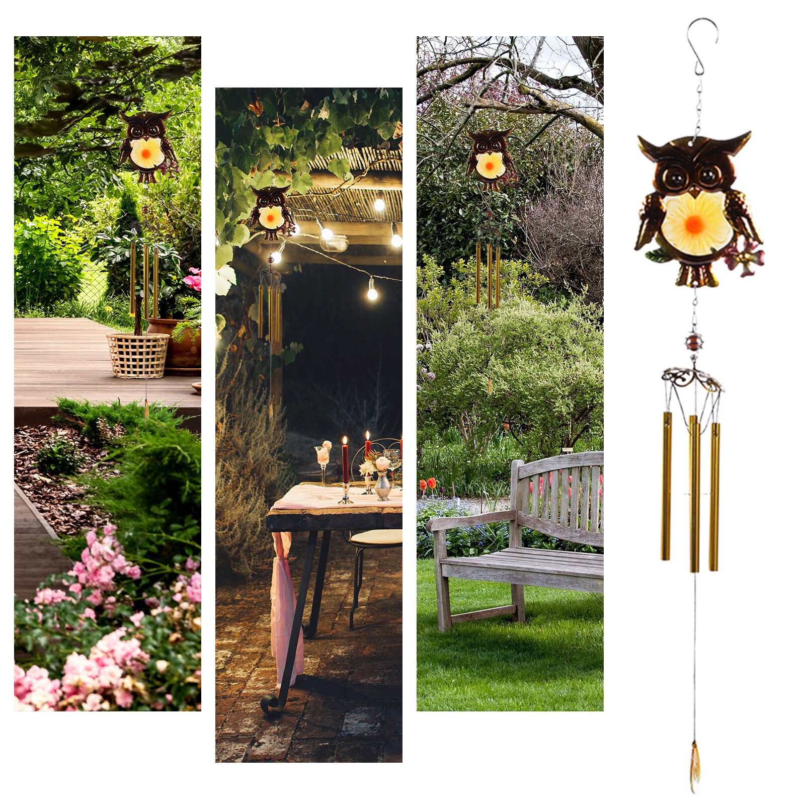 Uil Windchimes Dier Wind Klokken Opknoping Ornamen... – Grandado