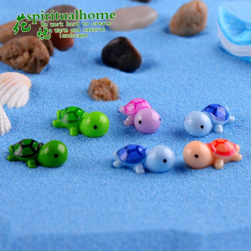 5 Pcs Colorful Mini Turtle DIY Toys Crafts Figure ... – Grandado