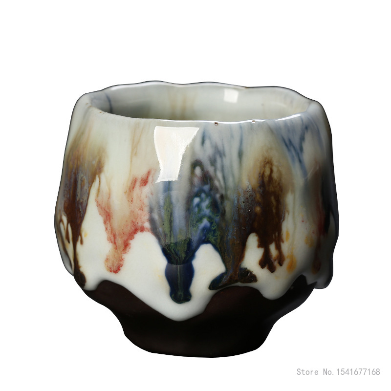 Ceramic Tea Cup Porcelain Tea Cup Ru Kiln Chinese ... – Vicedeal