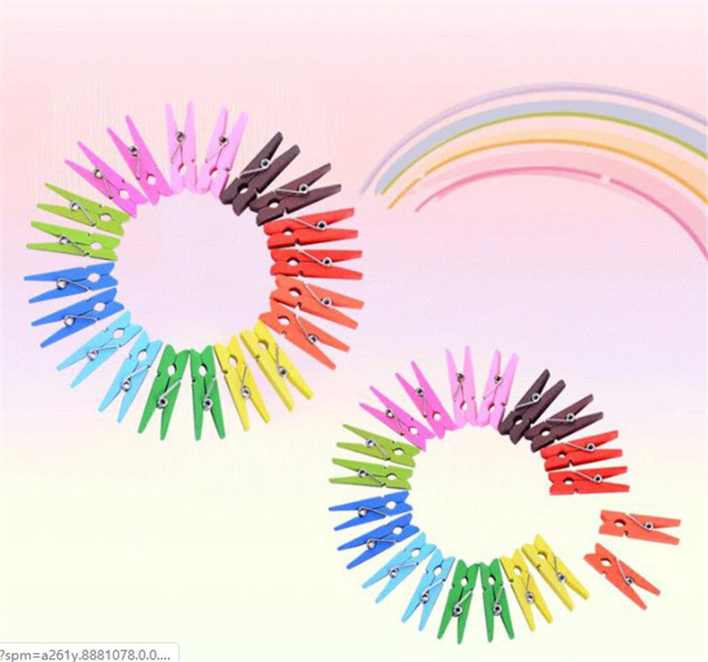 20PCS Clothespins Colored Mini Decorative Clothesp... – Vicedeal