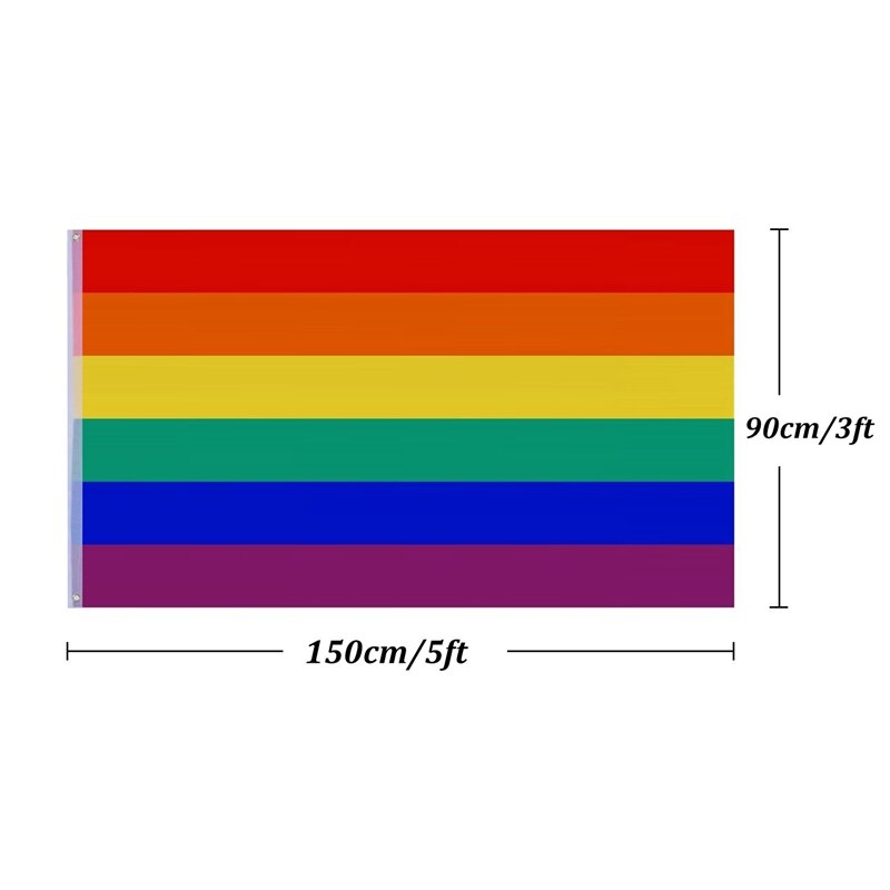 2 Pack Gay Pride Flag,Rainbow Flags Large Indoor O... – Grandado