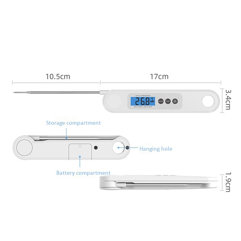 Kitchen Thermometer for Food BBQ Electronic Cookin... – Vicedeal
