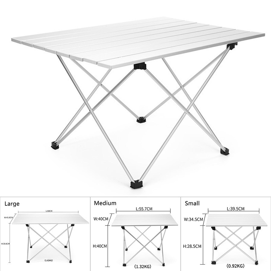 Outdoor Aluminum Alloy Folding Table Camping Picni... – Grandado