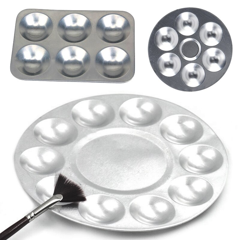 3 sizes Aluminium color Palette Round Nail Polish ... – Vicedeal