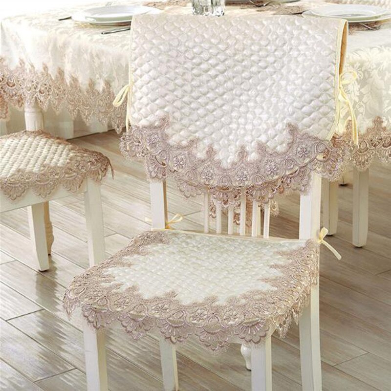 Pink Lace Chair Cushion Beige Anti-skid Chair Cush... – Grandado