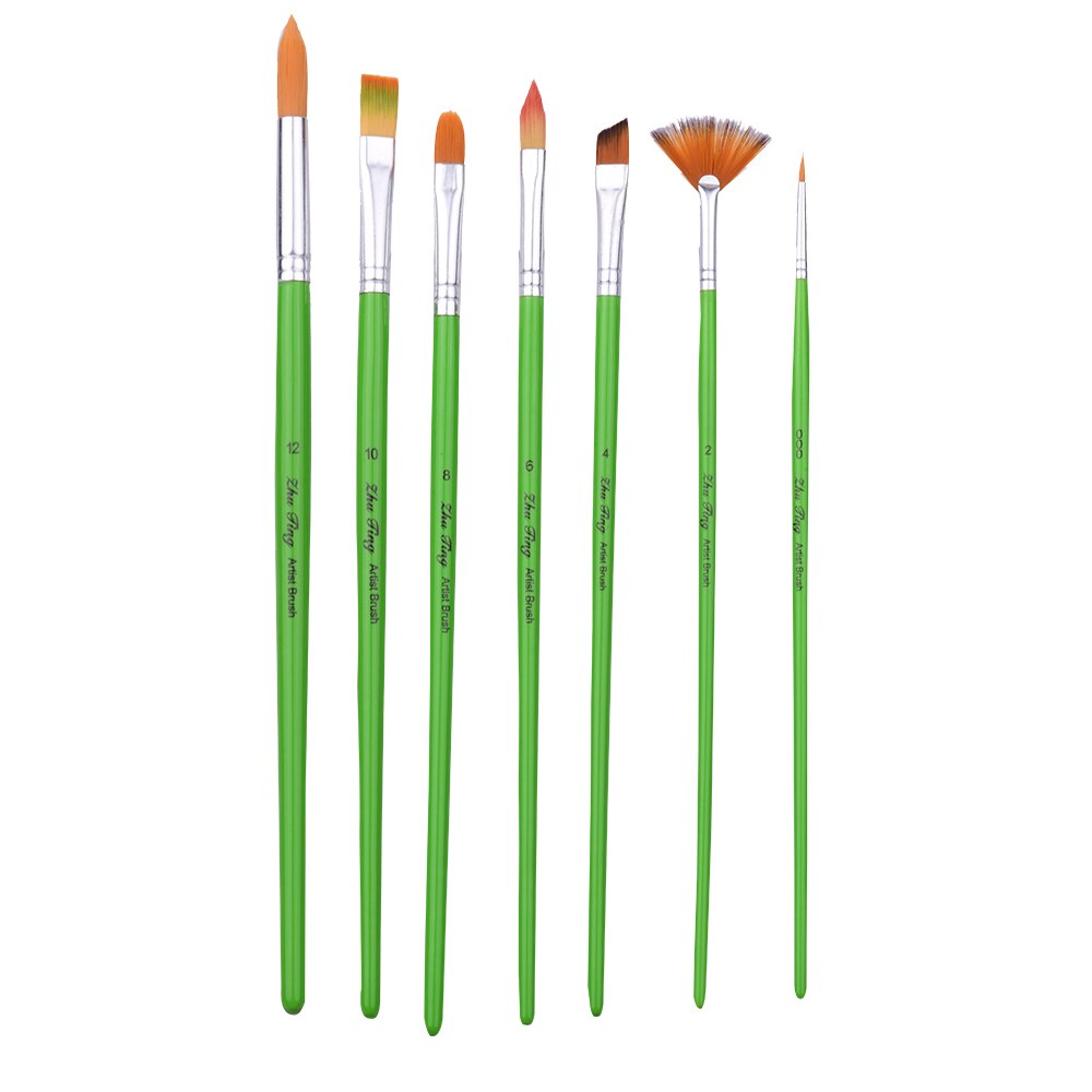7pcs/set Multipurpose Paint Brushes Set Nylon Hair... – Grandado