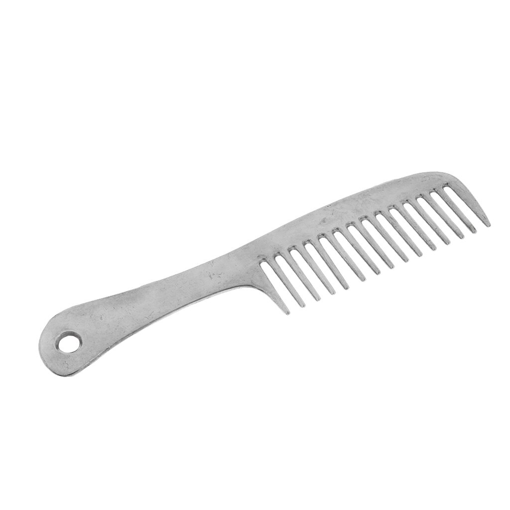 Silver Polished Horse Pony Grooming Comb Tool Curr... – Vicedeal