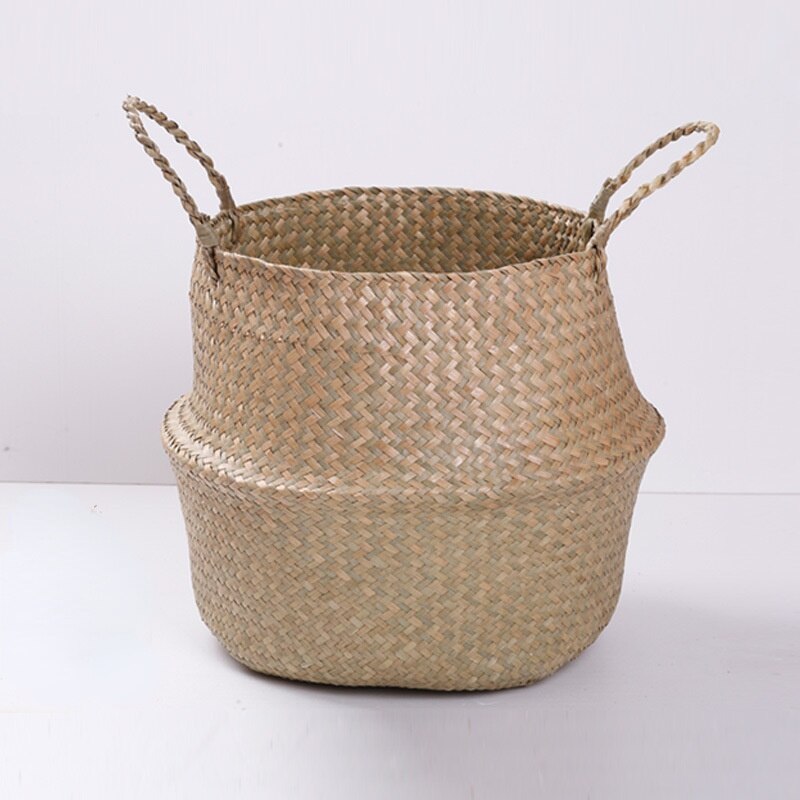 Handmade Bamboo Storage Baskets Foldable Laundry S... – Grandado