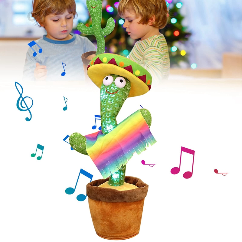Lovely Talking Toy Dancing Cactus Doll Speak Talk ... – Grandado