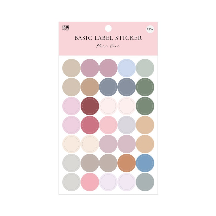 384 Pcs Daily Week Month Round Color Dots Colored ... – Grandado