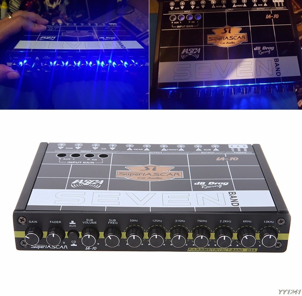40Hz-120Hz Car Audio 7 Band Equalizer Gemodificeer... – Vicedeal