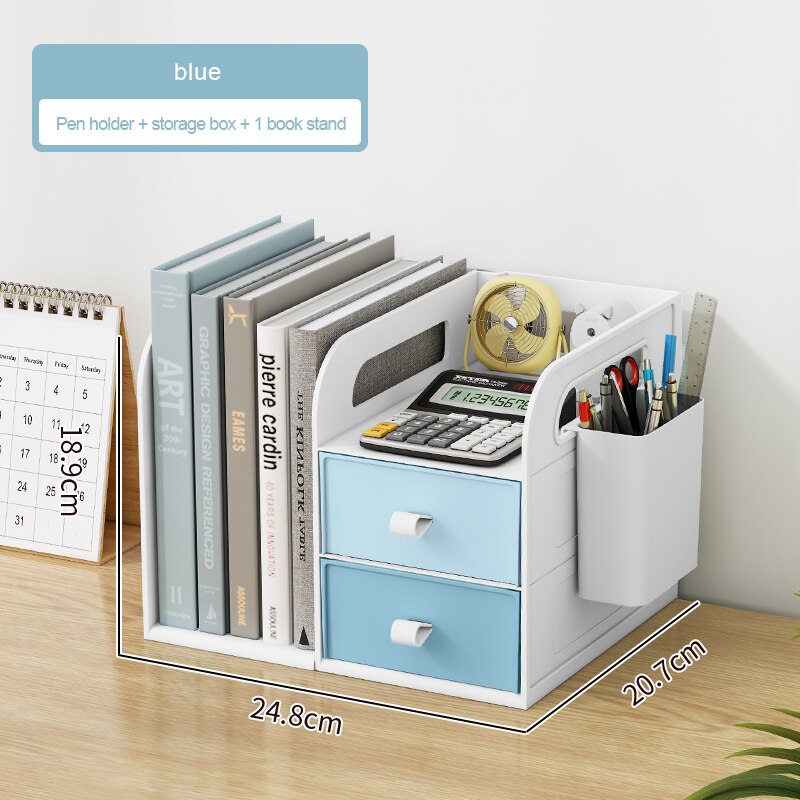 HCKG Bookshelf Folder Storage Box on The Desk Simp... – Vicedeal