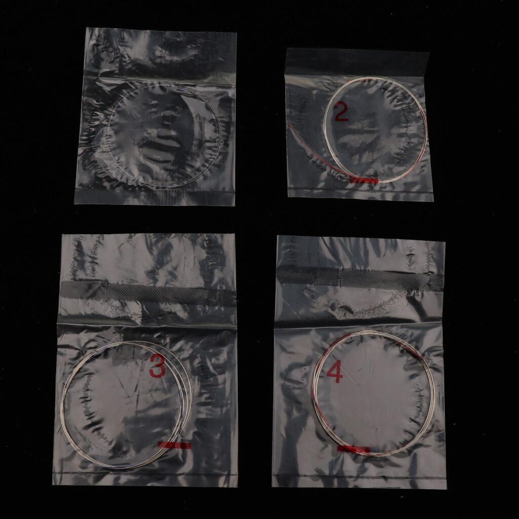 DIY 4 Pieces Alloy Pipa Strings Chinese Lute Parts... – Vicedeal