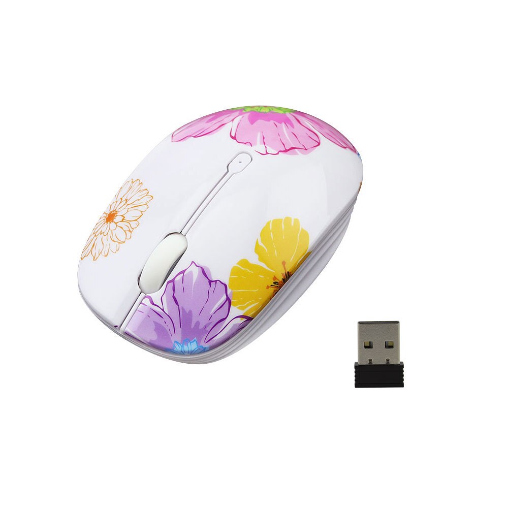 1200DPI Pink Computer Gaming Mouse 2.4G Wireless M... – Grandado