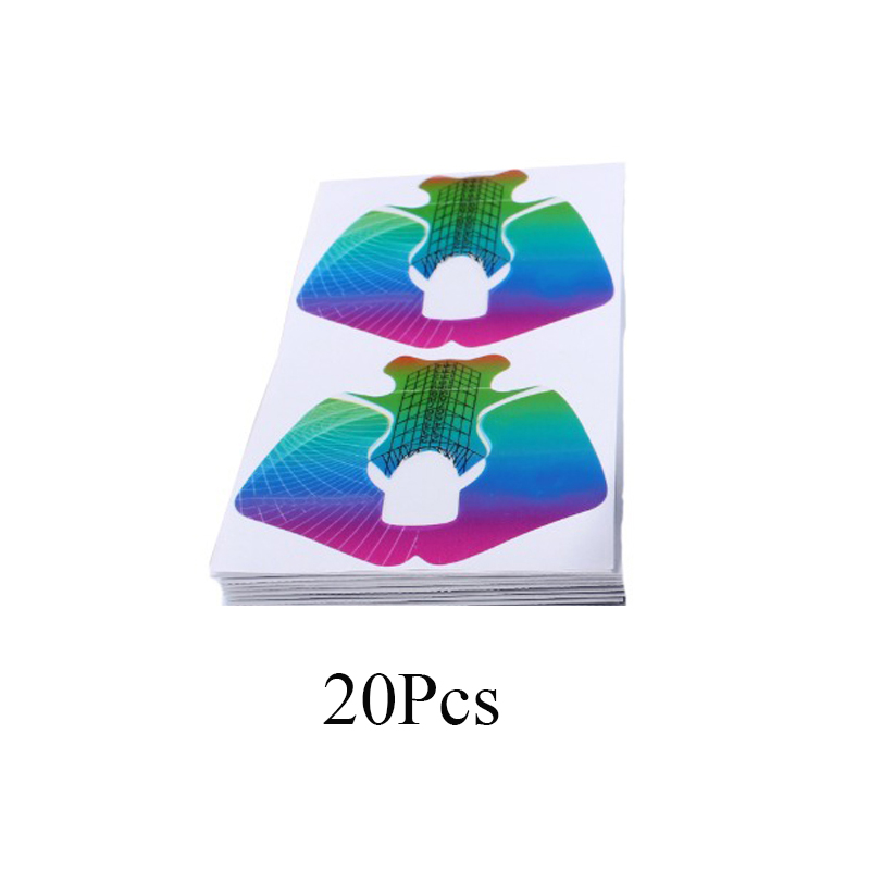 Nail Forms Rainbow Extension Acrylic Builder Form ... – Grandado