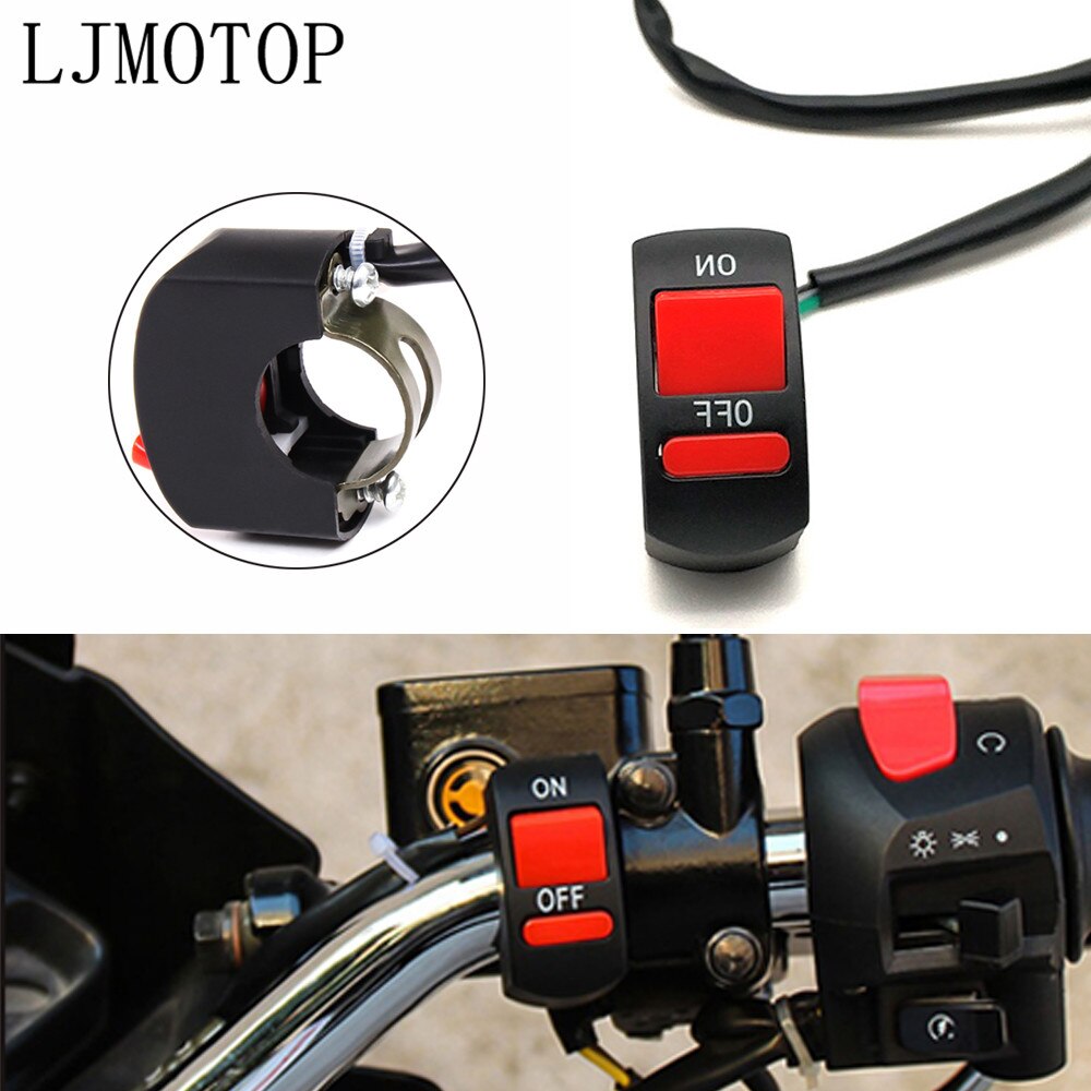 Universal Motorcycle Switches Handlebar Flameout S... – Grandado