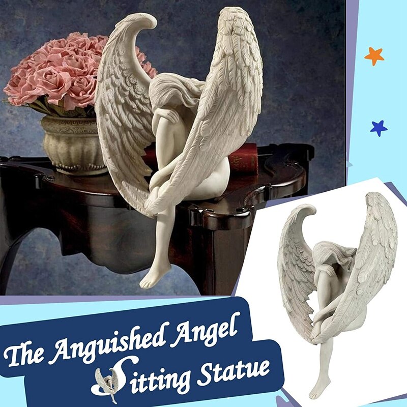 the Angel Statue Redemption Wings Angel Sculpture ... – Vicedeal