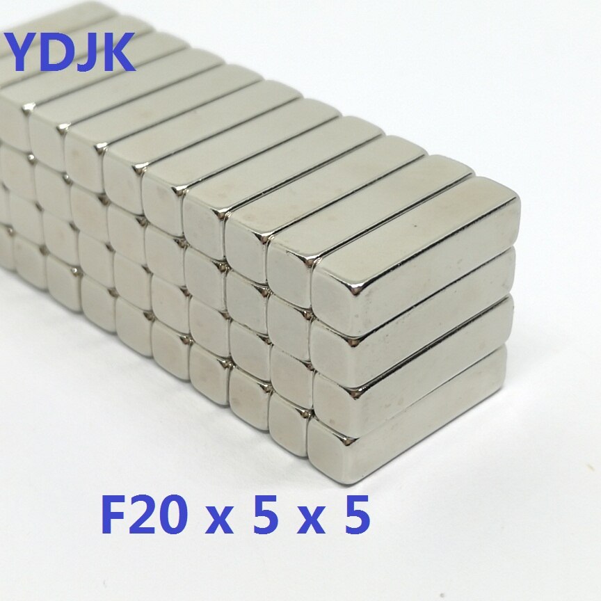 100pcs/lot N35 Rectangular magnet 20x5x5 NdFeB mag... – Vicedeal