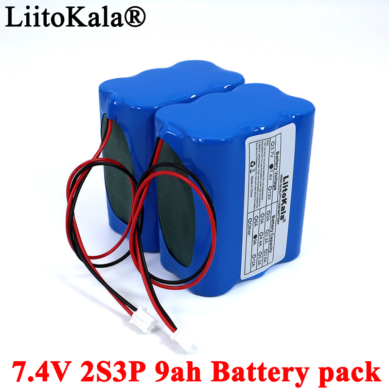 Liitokala 7.4V 18650 Lithium Battery Pack 2S 6ah 9... – Grandado
