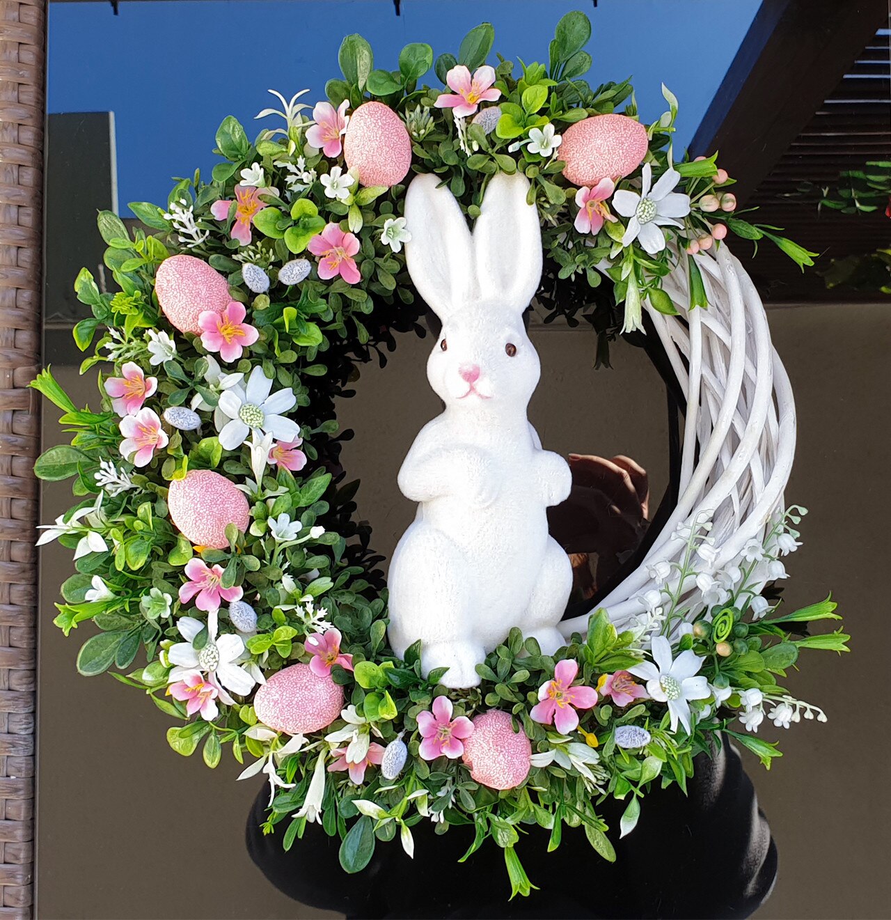 Pasen Decoratie Acryl Konijn Krans Platte Decorati... – Vicedeal