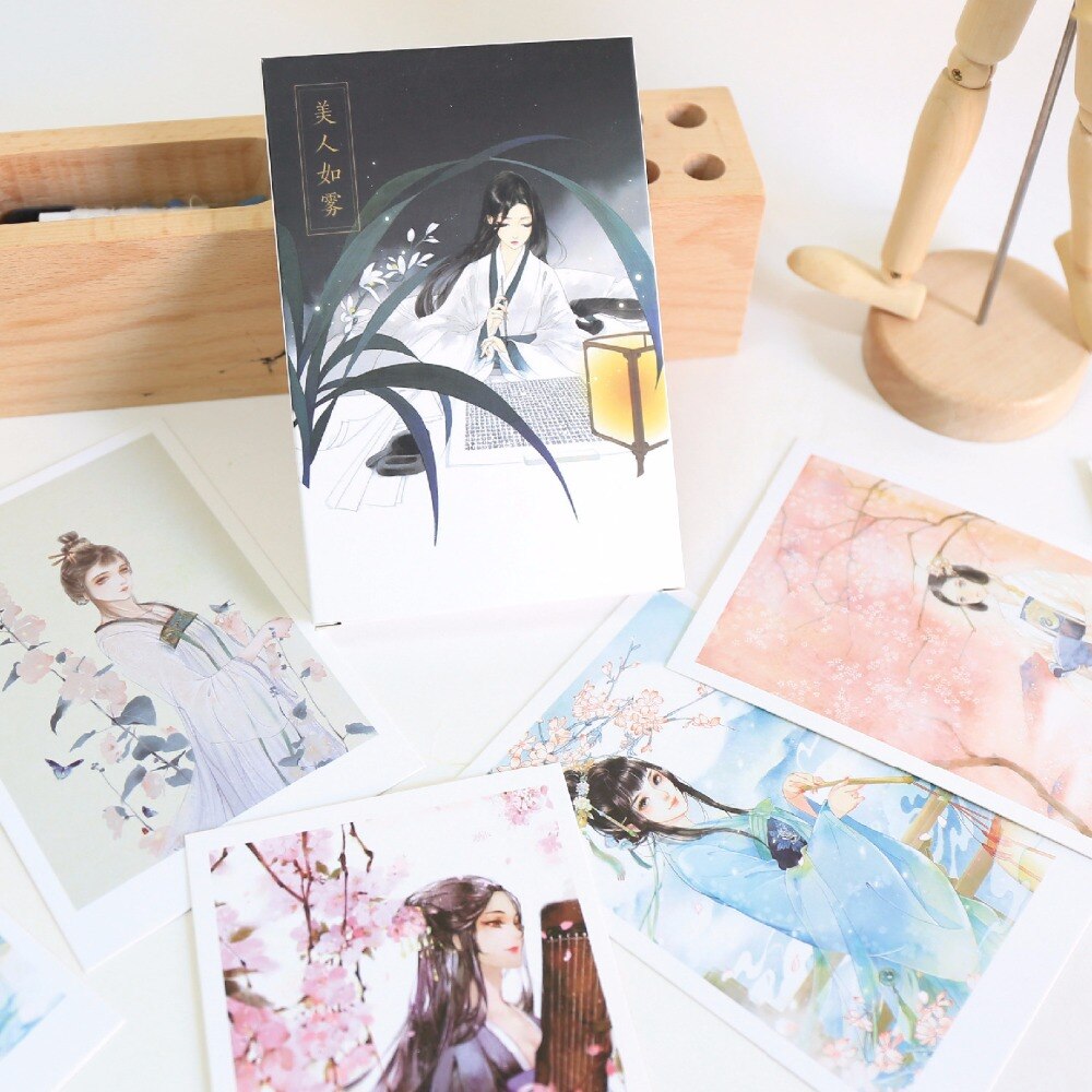 30 Pcs/Set Ancient Chinese Beauty Postcard/Greetin... – Grandado