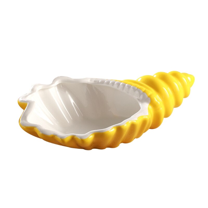 Conch Porcelain Snack Plate Fruit Dish Cake Plate ... – Grandado