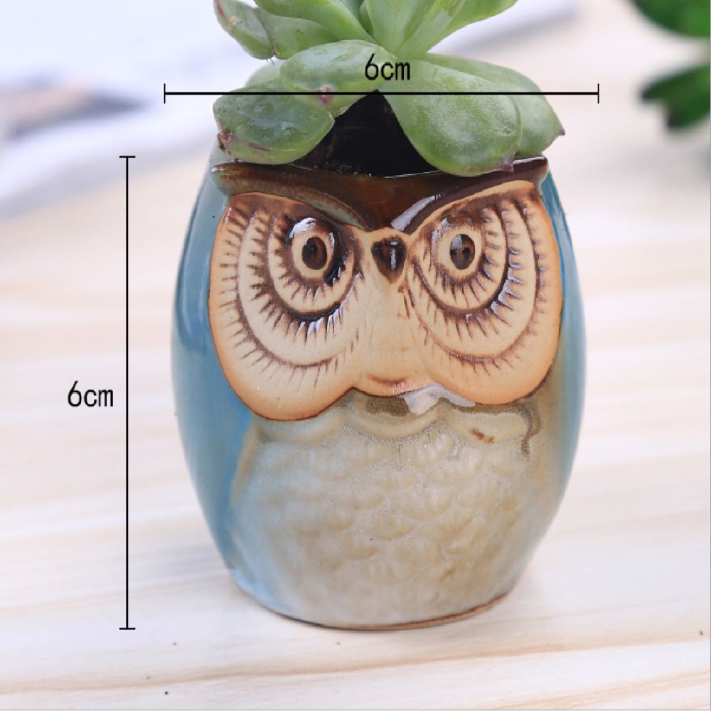 Zakka modell keramikk blomsterpotter saftige plant... – Vicedeal