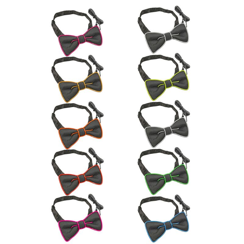 Men's LED EL Wire Necktie Luminous Neon Flashing L... – Vicedeal