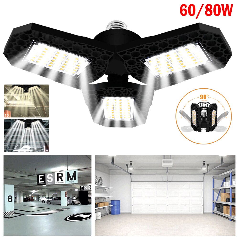 60W 80W E27 Led Garage Licht IP65 Waterdichte AC85... – Vicedeal