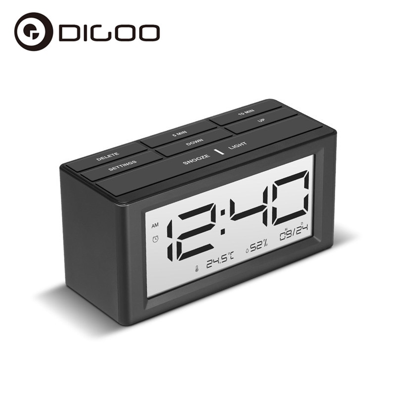 Digoo DG-C4S Calendar LED Alarm Clocks Snooze Func... – Grandado