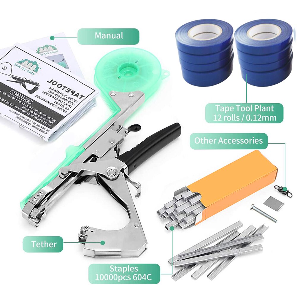 Garden Tools Tying Machine Hand Garden Tapetool Se... – Vicedeal