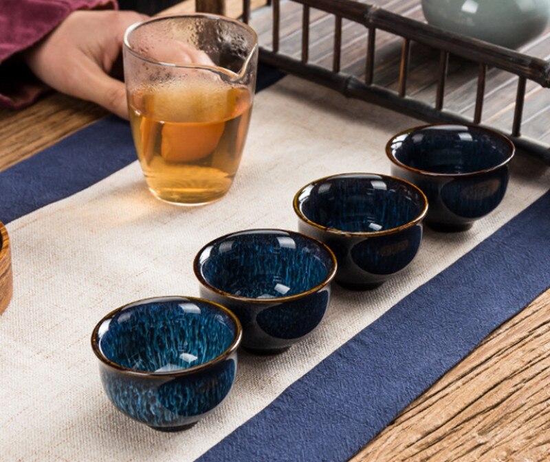 Blue Kiln change tea cup 120ml ceramic drawing cup... – Grandado
