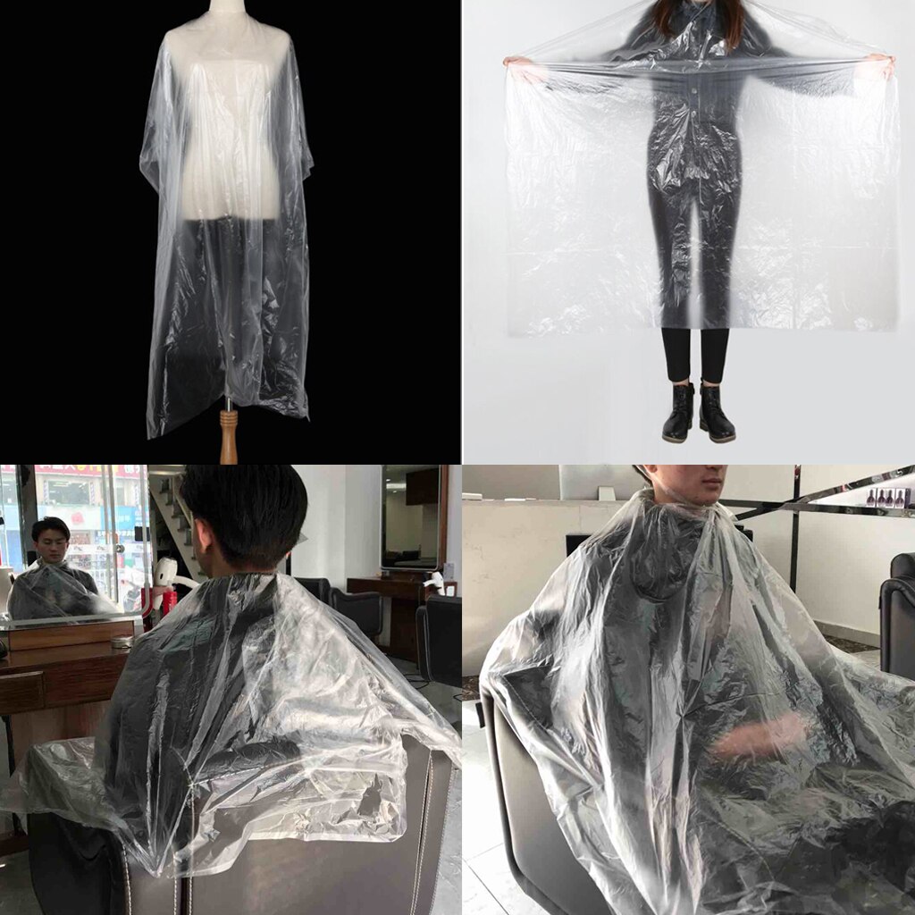 100pcs Large Disposable Hair Cutting Cape Gown Bar... – Grandado